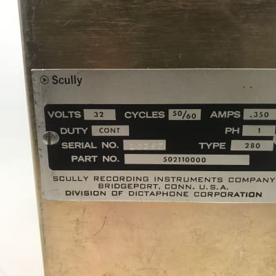 Scully 280 Mic Preamp | Reverb