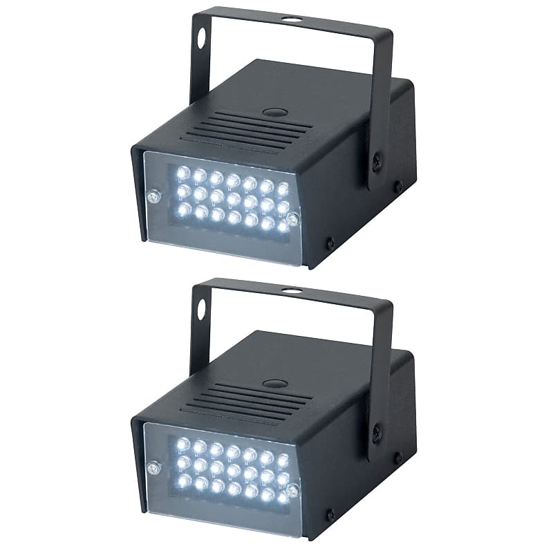 ADJ S81 LED II Halloween Decor Party Mini Strobe Lights Pair | Reverb