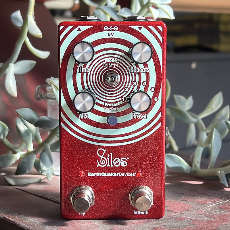 EarthQuaker Devices Silos - Limited Edition Sparkle Red | Reverb