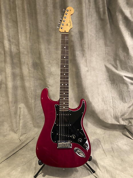 Fender Stratocaster USA Mahogany Trans Crimson Red 50th | Reverb