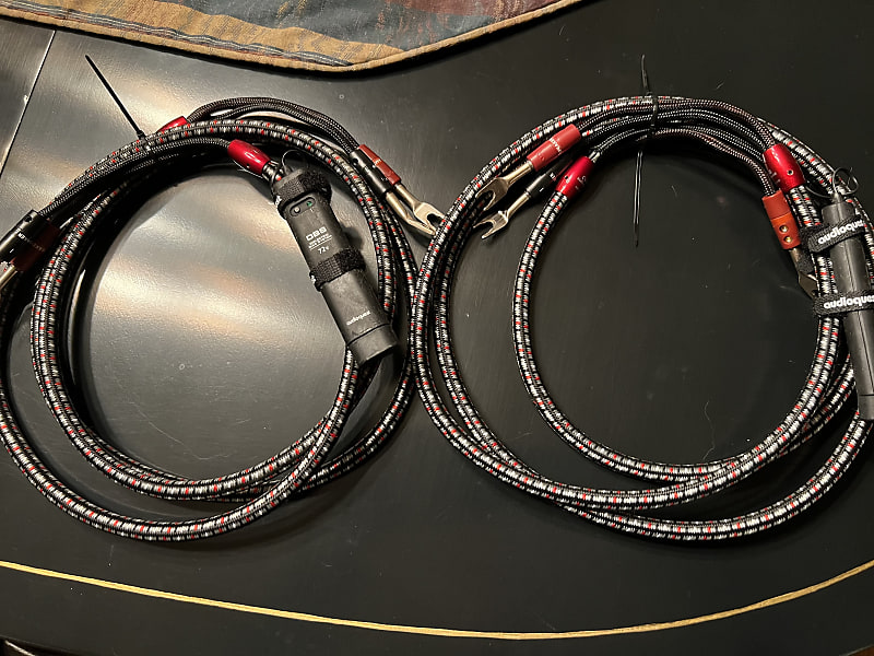 AudioQuest CV-8 Speaker Cables w/72v dbs packs | Reverb