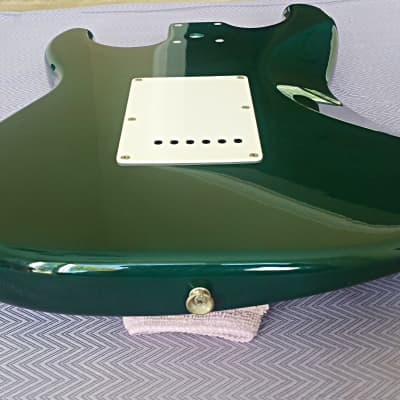 Fender Squier Strat Body, early 2000's - British Racing | Reverb