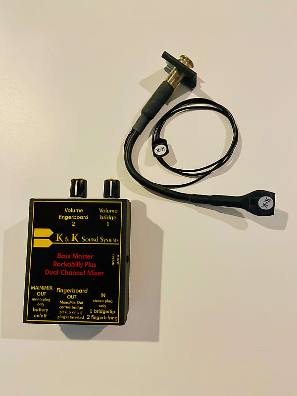 K&K Sound Systems Bass Master Rockabilly Plus Pickup and | Reverb