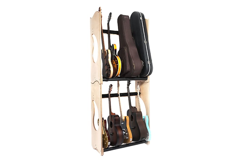 Ruach GR5 Stackable Guitar Rack for 5 Guitars and Cases - | Reverb UK