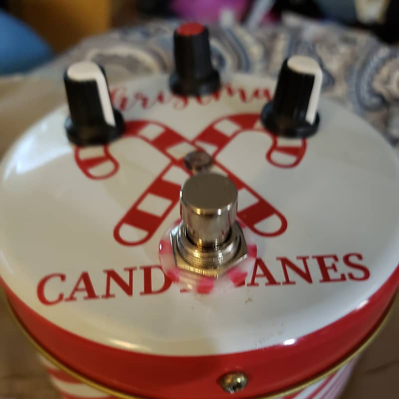 Handmade "Candy Canes" Fuzz in a tin | Reverb