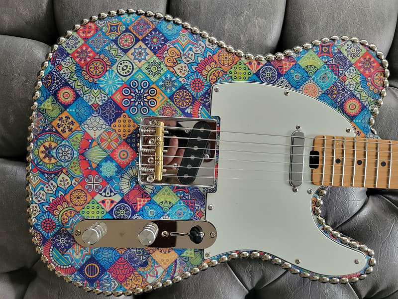 Jim Cat Multi fabric Telecaster | Reverb