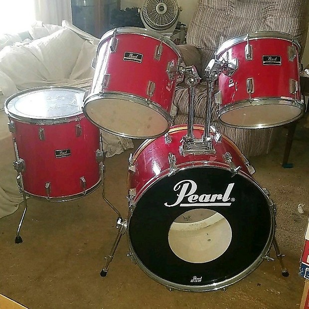 Pearl Export Vintage 1988 Ferrari Red | Reverb