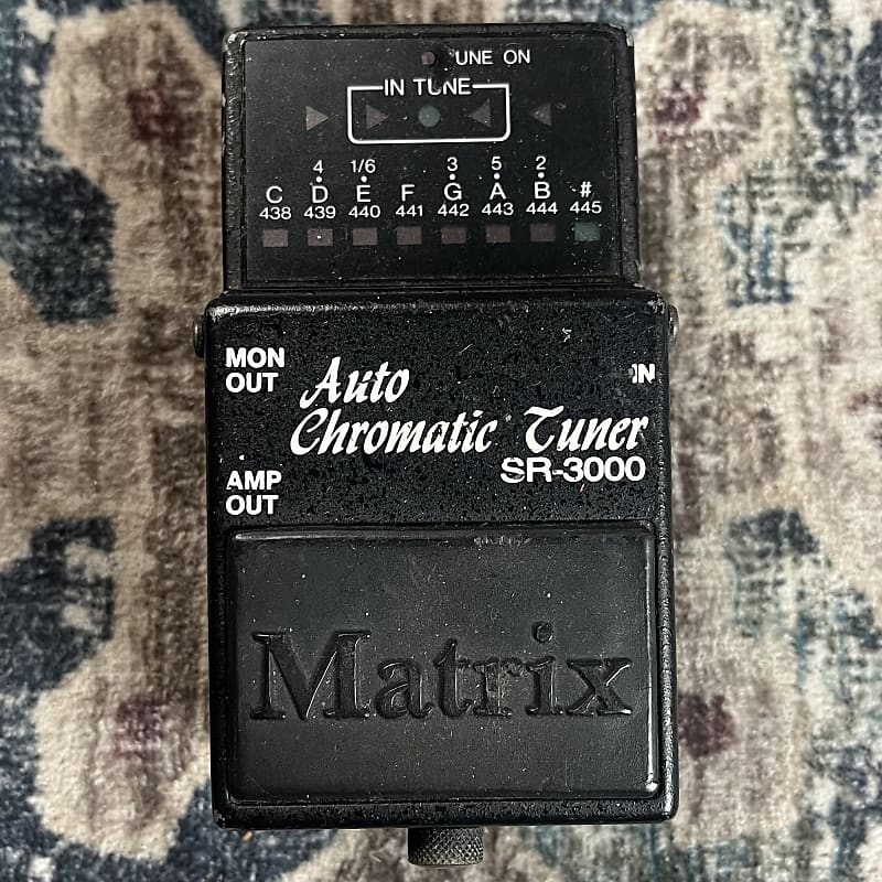 Matrix SR3000 Auto Chromatic Tuner Guitar Pedal! | Reverb
