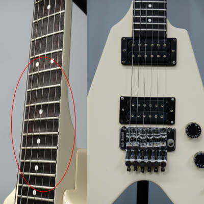 Fernandes The Function BSV-60 Flying V Early - Mid 80's Ivory | Reverb