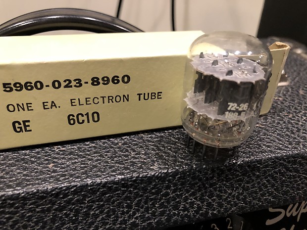 GE 6C10 Compactron Tube - for 80's Fender Superchamp | Reverb