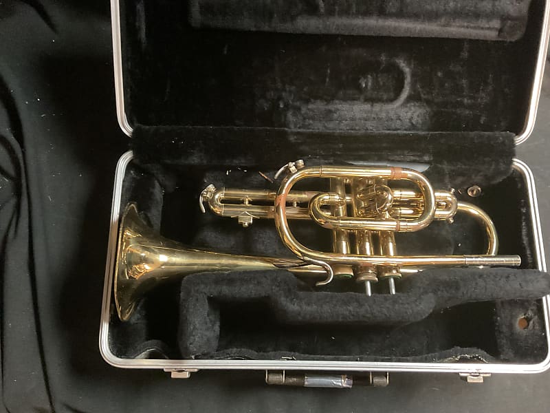 Selmer / Bundy ML Cornet serial 376841 - lacquer | Reverb