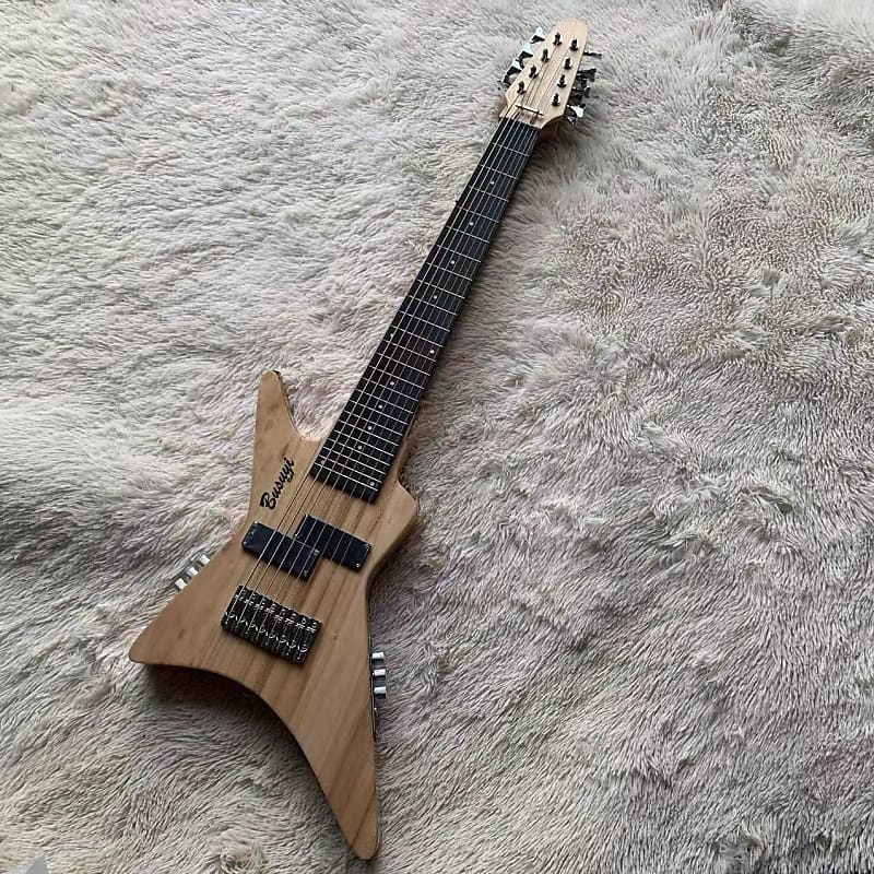 8 String Bass /5 String Fretless Bass Busuyi Double Neck | Reverb