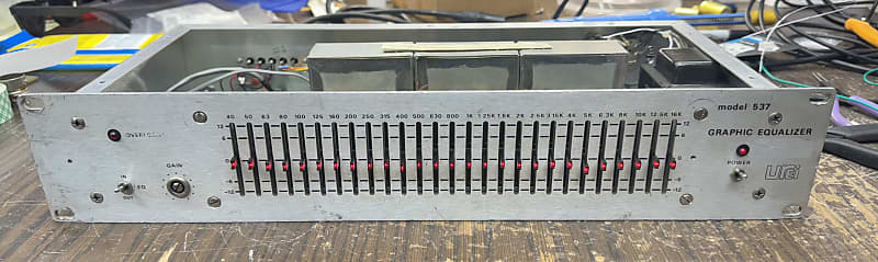 Urei 537 Inductor Graphic EQ w/NEW FADERS/Recapped | Reverb