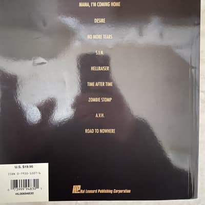 Ozzy Osbourne - No More Tears - Guitar Tab / Tablature Book | Reverb