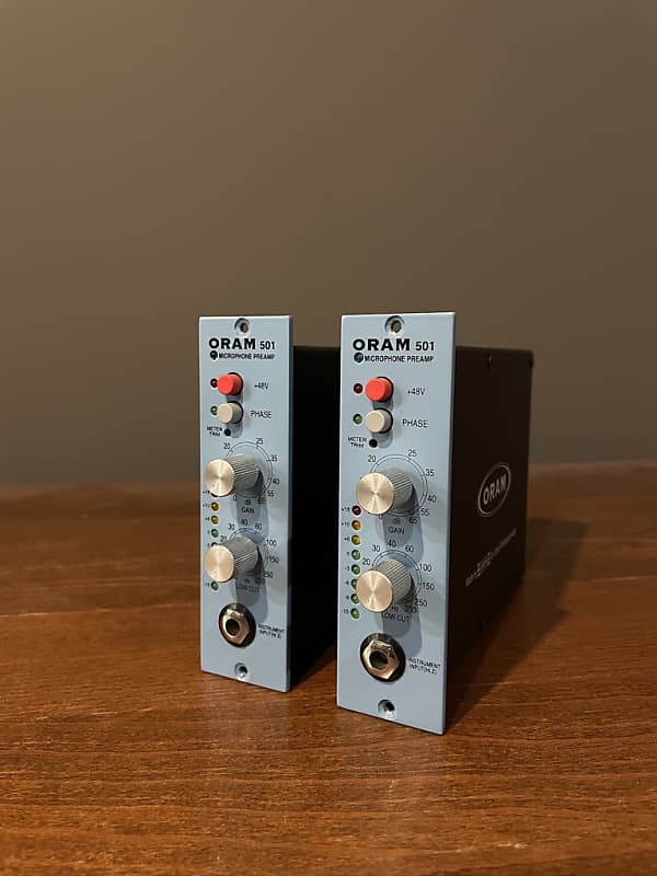 Stere pair Oram Preamp 501 API format | Reverb