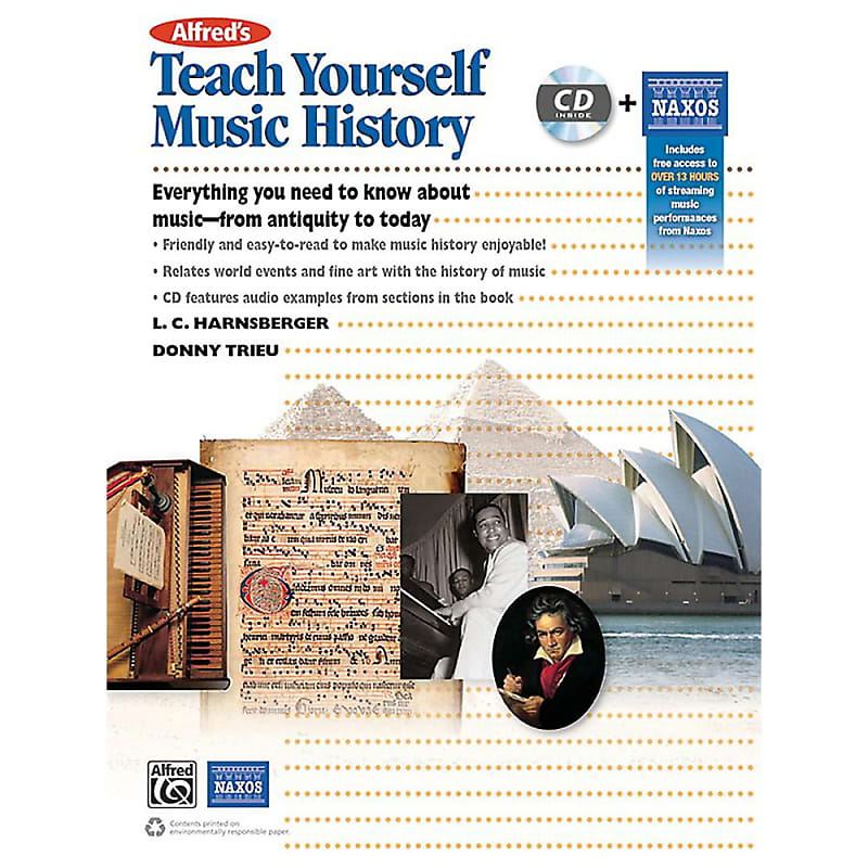 Alfred Alfred's Teach Yourself Music History Book & CD | Reverb