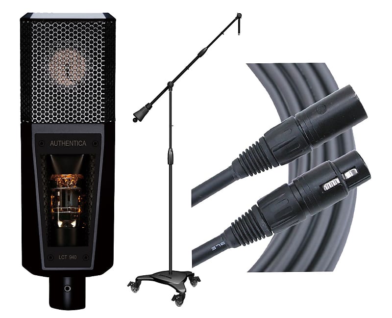 Lewitt LCT-940 Reference-Class Tube/FET Mic + Stand + Mogami | Reverb