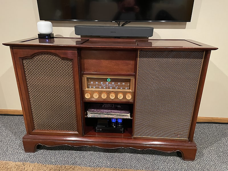 1959 Magnavox Imperial Stereo Console Bluetooth | Reverb