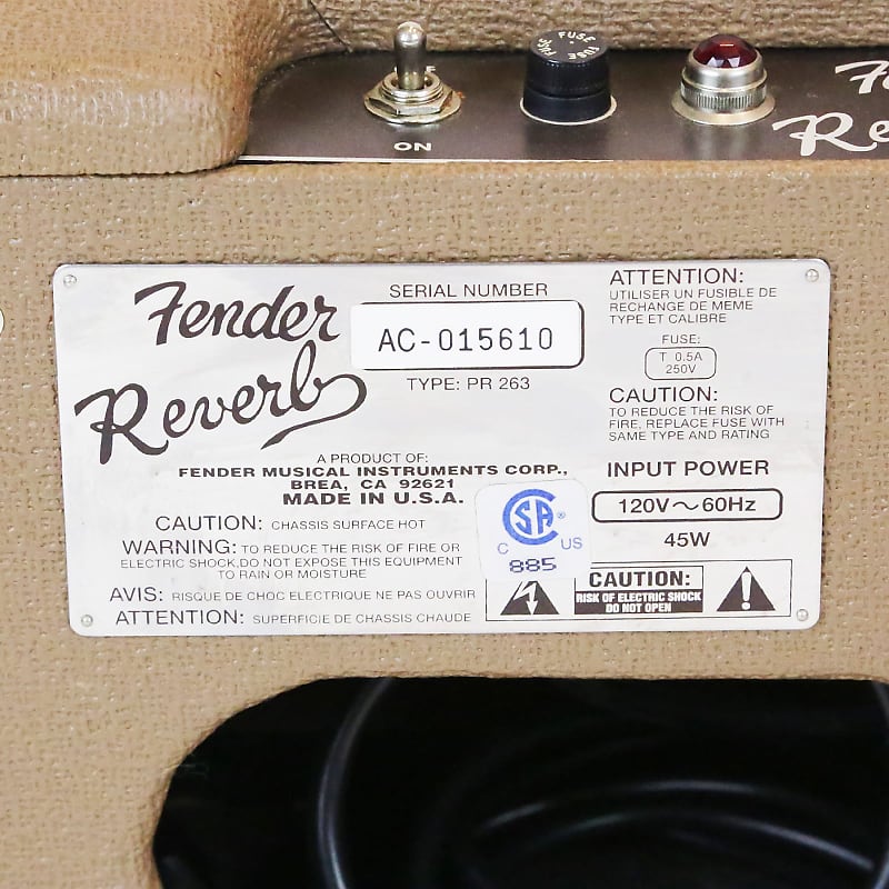 Fender '63 Reverb Unit Reissue 1994 - 2016 | Reverb