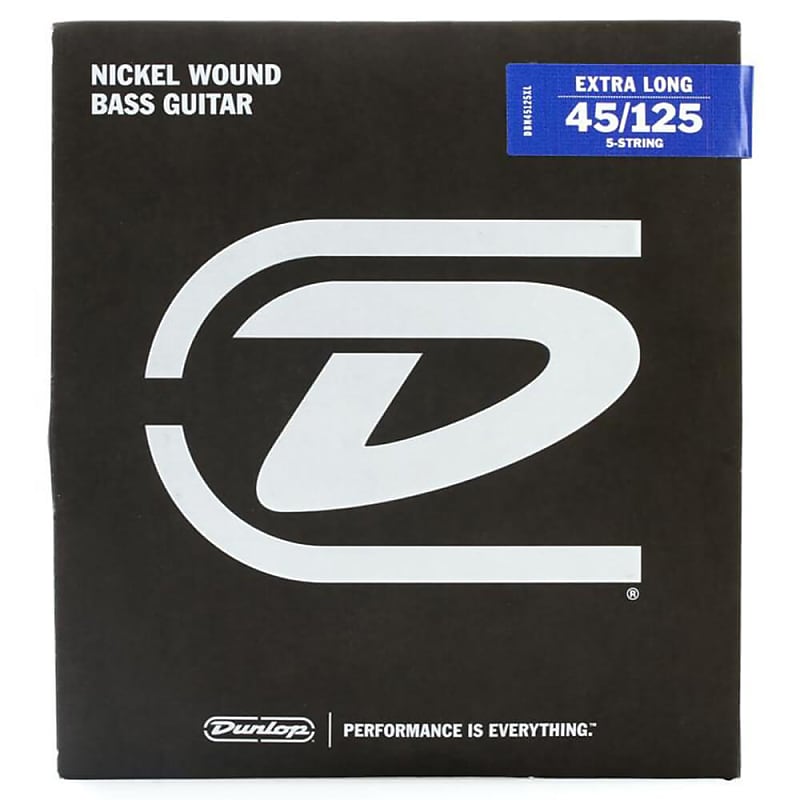 Jim Dunlop Nickel Wound Extra Long Scale Bass Strings, | Reverb