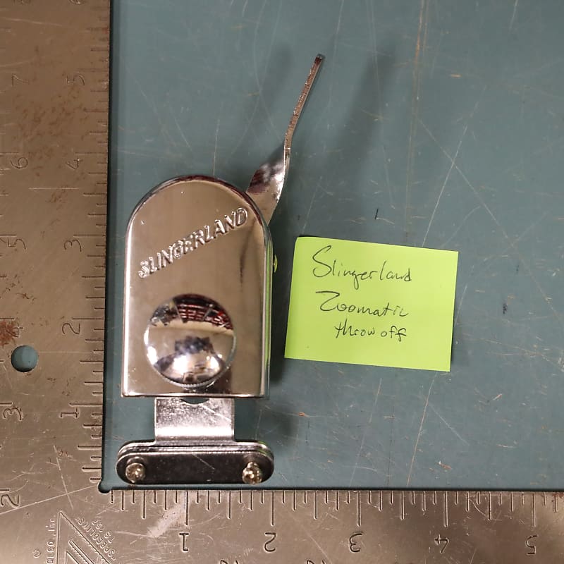 Vintage Slingerland Zoomatic Throw-Off Complete with Mounting | Reverb