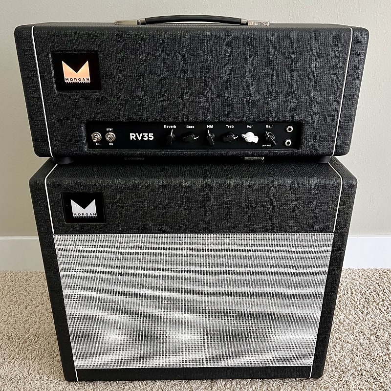 Morgan RV 35 Head and matching Cab 112 Guitar Amp | Reverb