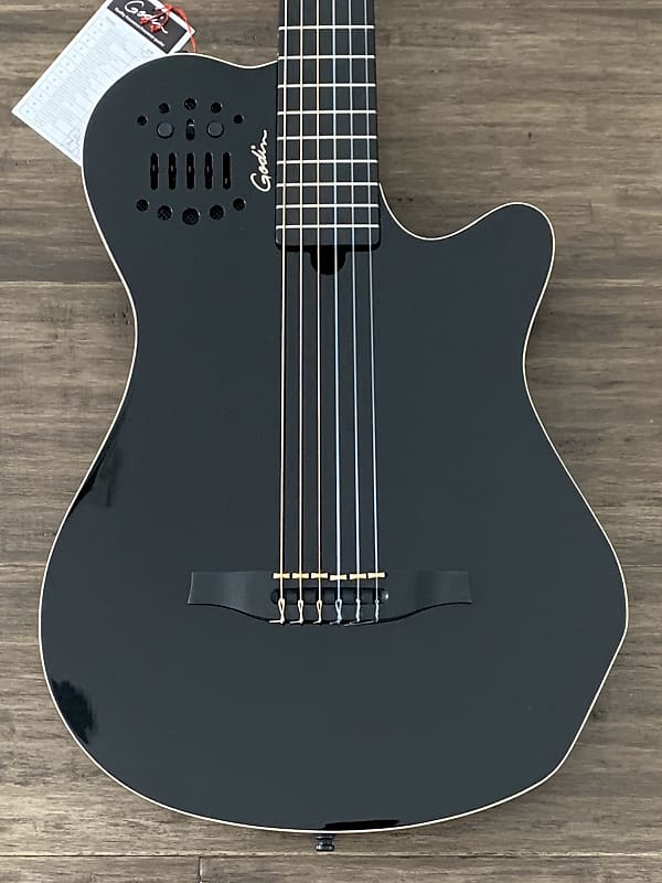 Godin ACS Grand Concert RMC Midi Black HG w/ Bag Acoustic | Reverb