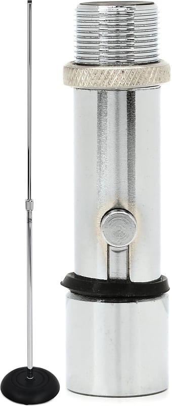 AtlasIED MS-10C Round Base Mic Stand - Chrome Bundle with | Reverb