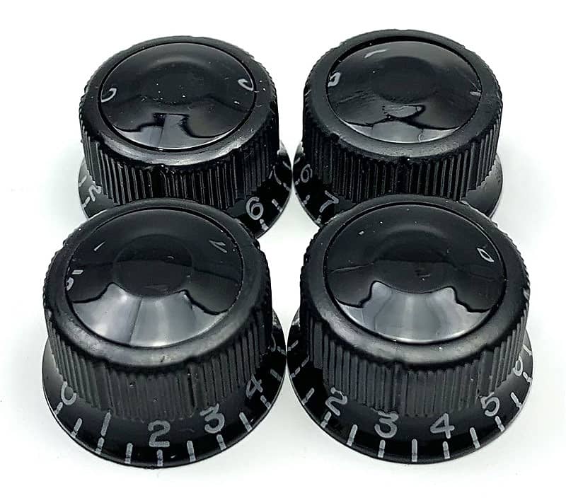 4 PCS Black Sure Grip III gold Ibanez Guitar Speed Knob From | Reverb