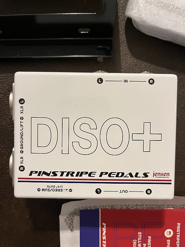Pinstripe Pedals DISO+ with mounting bracket | Reverb
