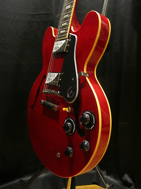 Epiphone ES 335 Pro 2016 Cherry, Coil Splitting Taps | Reverb