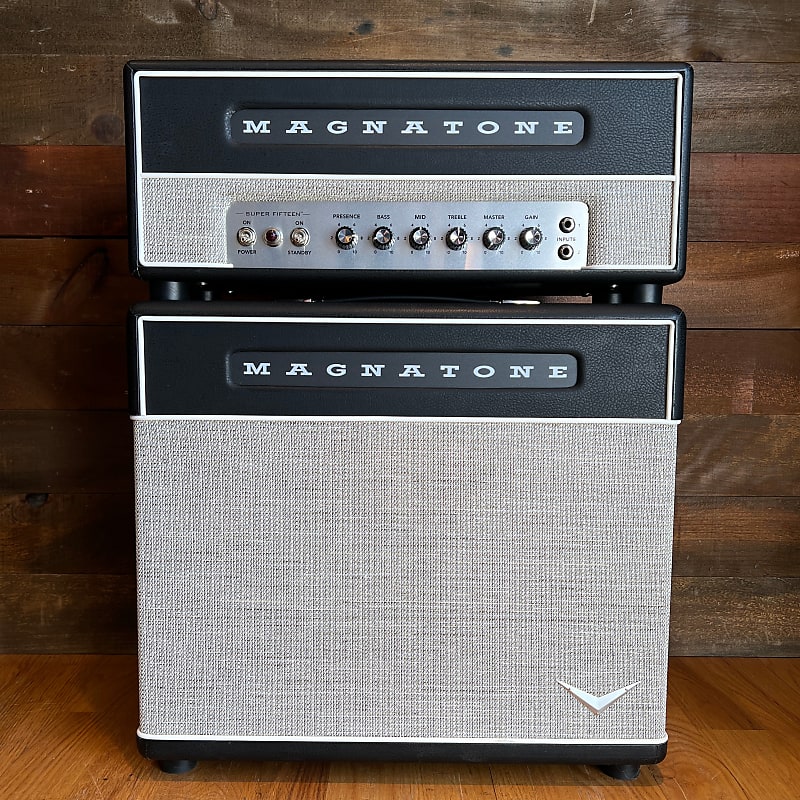 Used Magnatone Super Fifteen Head + Cabinet | Reverb