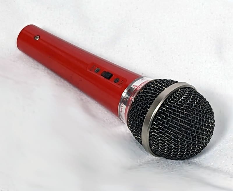 Columbia V2 Corded Microphone - Made in Japan - Red | Reverb