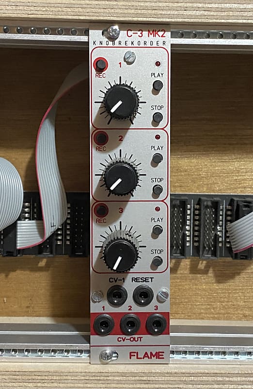 Flame C3 Knobrekorder 2020 Mark II - Silver - CV Knob | Reverb