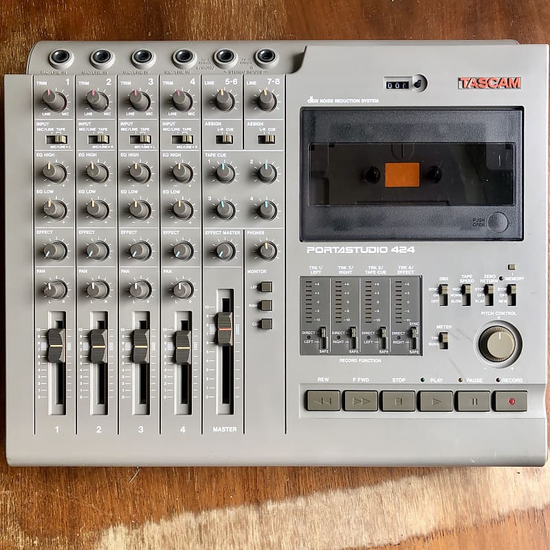 Tascam Portastudio 424 | Refurbished | Four Track Cassette | Reverb