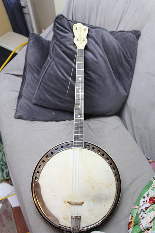 Vintage Kay Kraft 1930s 4 String Banjo | Reverb