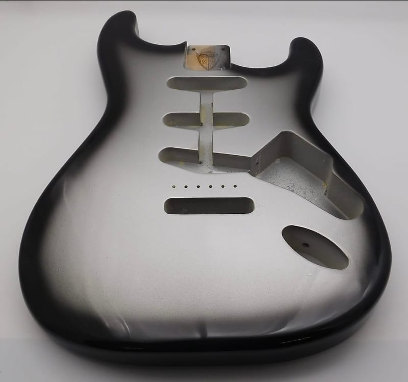 Musikraft Strat Body Silverburst Nitro Finish | Reverb