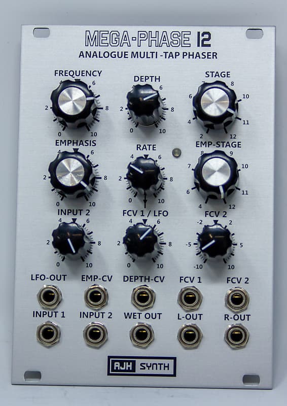 AJH Synth Mega-Phase 12 Stereo Phaser Eurorack Module - | Reverb