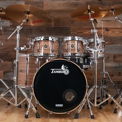 Tamburo Unika 5 Piece Hpl / Poplar Shell Drum Kit, Olive | Reverb UK