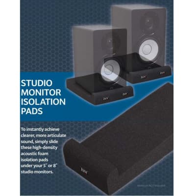 LyxPro MNS-4 Studio Monitor Acoustic Isolation Pads - Pair | Reverb