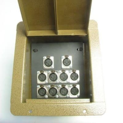 ProCraft Pro Audio Recessed Stage Floor Pocket Box 10 Channel | Reverb