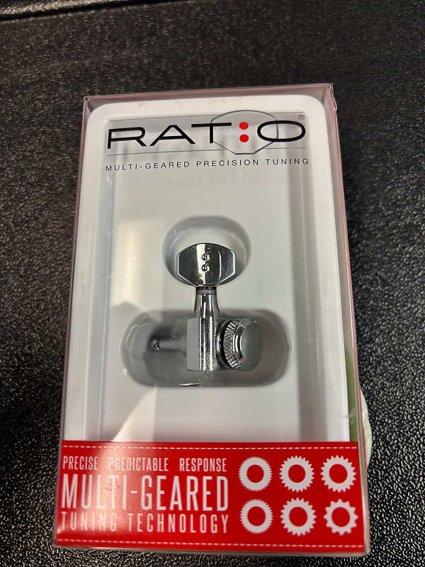 Graph Tech Ratio 6 In Line Locking Tuners 2020's - Chrome | Reverb