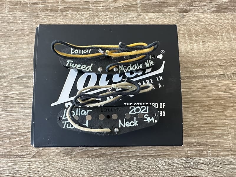 Lollar Tweed Middle + Neck Pickup | Reverb