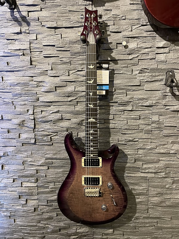 PRS S2 Custom 24 Faded Grey Black Purple Burst | Reverb