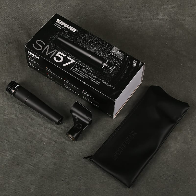 Shure SM57 Micophone w/Box - 2nd Hand | Reverb