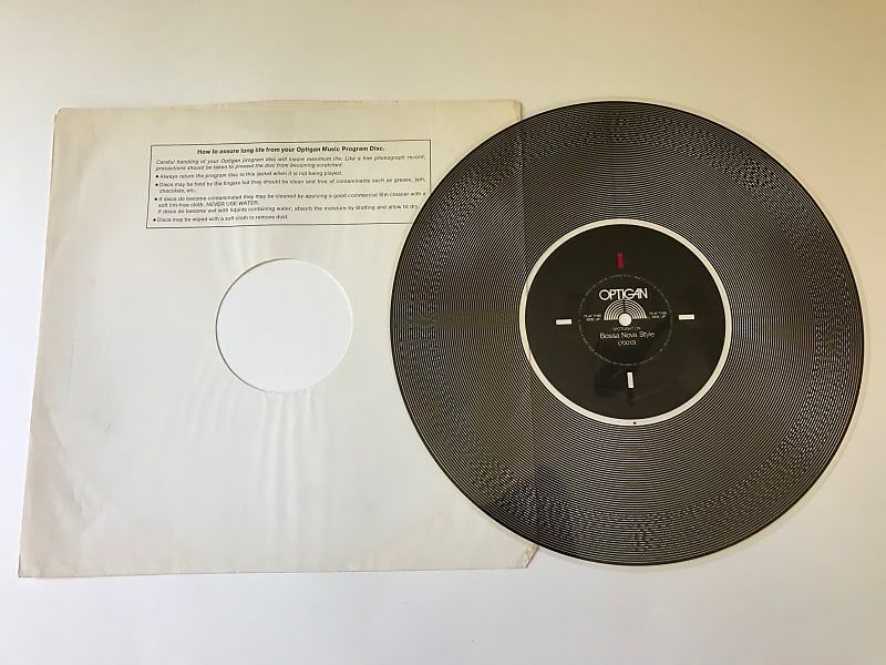 Optigan Disk "Bossa Nova Style" (70013) | Reverb