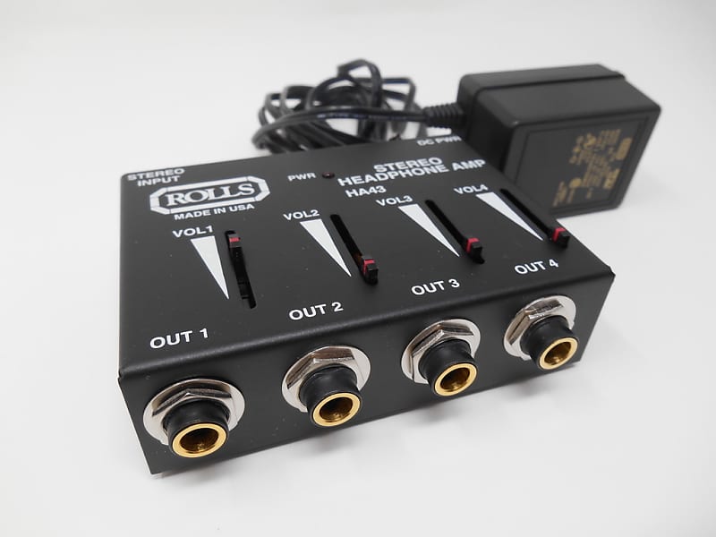 Rolls HA43 1990's - Black | Reverb