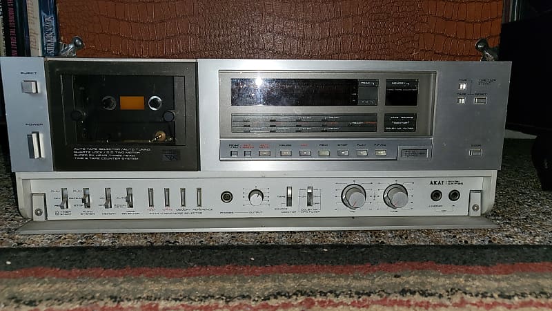 Akai GX-F95 Stereo Cassette Deck 1981-83 1981-83 SILVER FACE- | Reverb