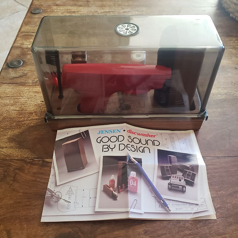 Jensen D4 Discwasher Kit, Zerostat Gun, Rare to Find | Reverb