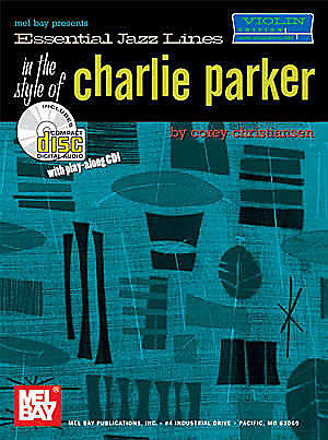 Essential Jazz Lines in the Style of Charlie Parker Violin | Reverb